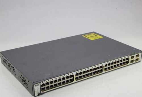 Б/у Коммутатор Cisco c3750-48PS-S v05 (PoE-48)