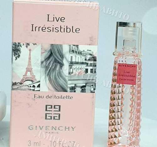 Givenchy Live Irresistible мини духи Живанши лайв