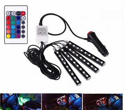 Светодиодная лента RGB для автомобиля