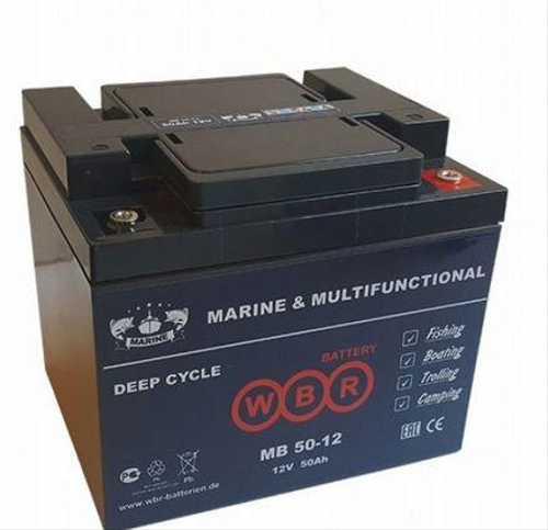 Аккумулятор для лодок WBR MB 50-12 12V 50Ah AGM (з