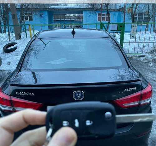 Спойлер на крышку багажника Changan Alsvin