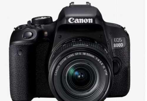 Зеркальный фотоаппарат canon EOS 800D