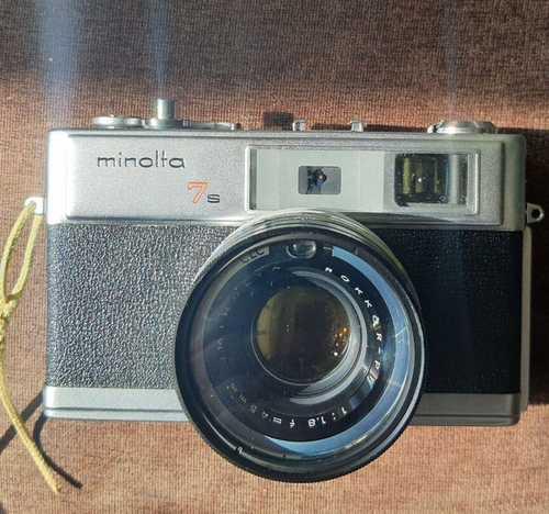 Пленочный фотоаппарат minolta Hi Matic 7s