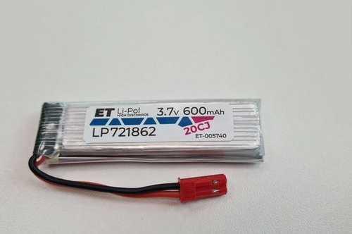Аккумулятор ET LP721862-20CJ 3.7В, 600мАч, Li-Pol