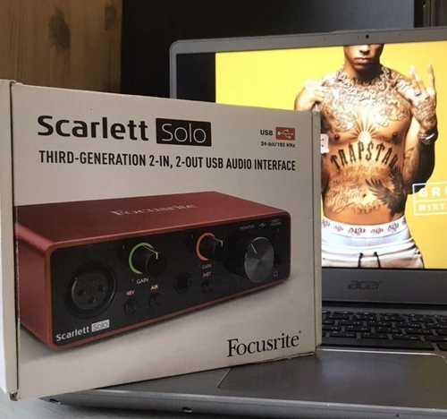 Набор звуковая карта focusrite