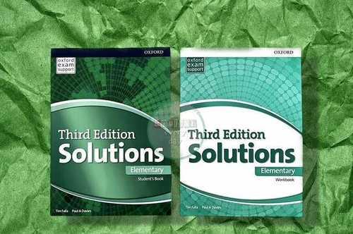 Solutions Elementary Third Edition (3е) + e-book
