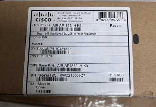 Точка доступа Cisco AIR-AP1832I-H-K9