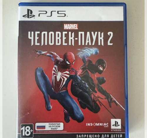 Человек паук 2 ps5 диск бу