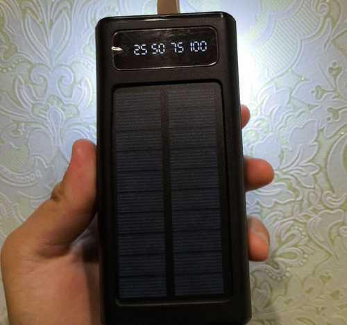 Повербанк на 60000mah с солнечной батареей