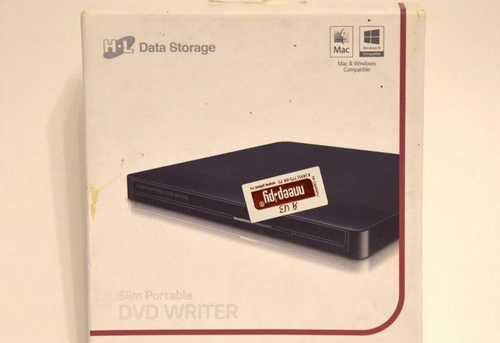 Внешний дисковод DVD для Windows и MAC черный