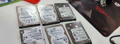 Жесткие диски HDD для ноутбука и пк 1TB 500GB и др