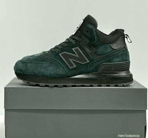 Кроссовки New Balance 574 Stone Island с мехом