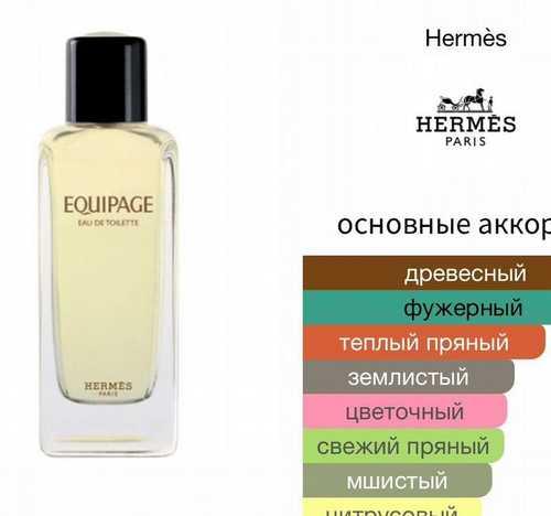 Оригинал Equipage Hermes, 1 мл