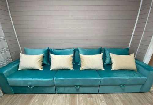 Прямой диван «Медисон Лонг» пружинный блок