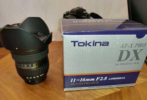 Tokina at-x 116 pro DX II Nikon F