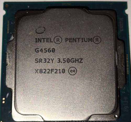 Intel Pentium G4560 (2ядра/4потока), s1151