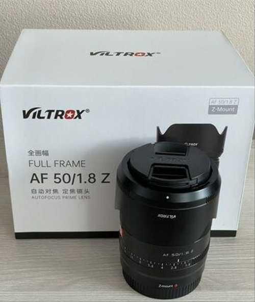 Объектив новый Viltrox 50 мм F1.8 для Nikon Z