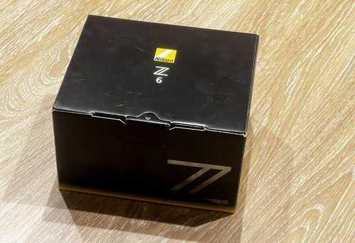 Оригинальная коробка от Nikon Z6 с документами