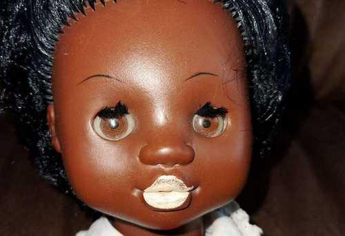 Кукла гдр 27 см мулатка негритянка
