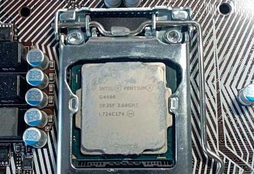 Процессор intel Pentium g4600+материнская платаmsi