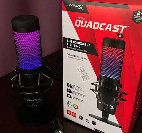 Микрофон hyperx quadcast