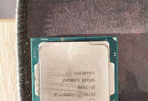 Процессор Intel core i5 7500 + gigabyte h110m-S2PV