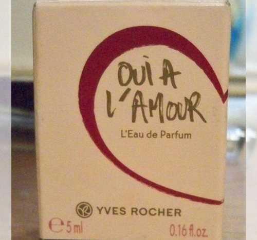 Парфюмерная вода Oui A L'Amour