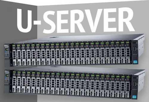Сервер Dell R730XD 24SFF 2*2690v4 256Gb H730p 2*75