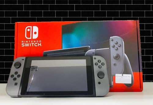 Nintendo Switch V2 Gray прошитая +64gb