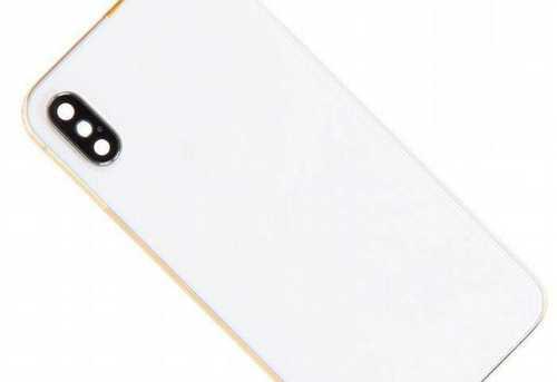 Задняя крышка в сборе с рамкой для iPhone X, белый