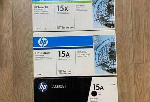 Картриджи HP LaserJet 15а