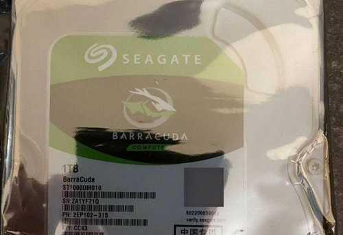 Жёсткий диск 1 tb Seagate BarraCuda ST1000DM010