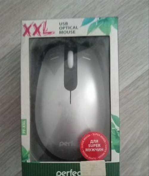 Мышь Perfeo PF-XXL Silver USB