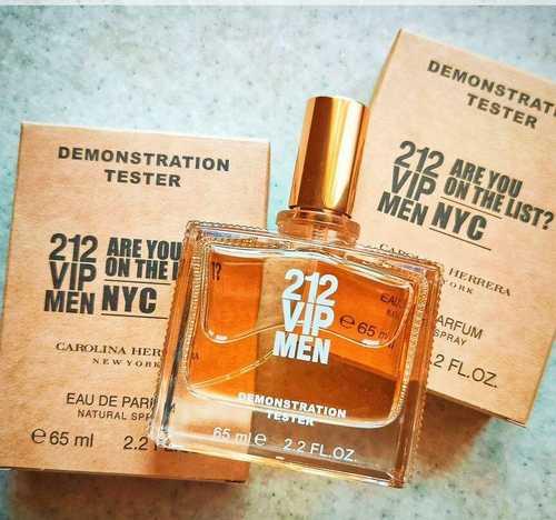 212 VIP Men Carolina Herrera Tестер 65 мл