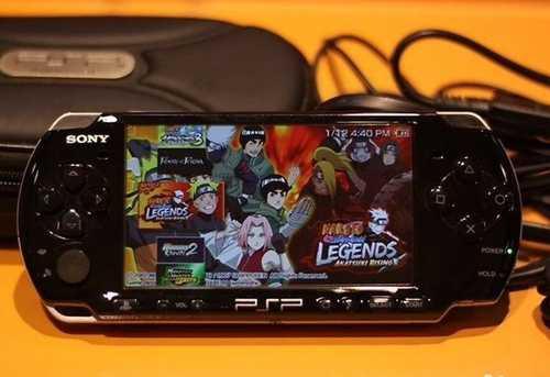 Sony PSP slim 3008 прошита+250игр