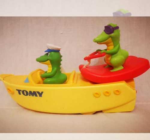 Игрушка для ванной Tomy bath Крокодилы в лодке