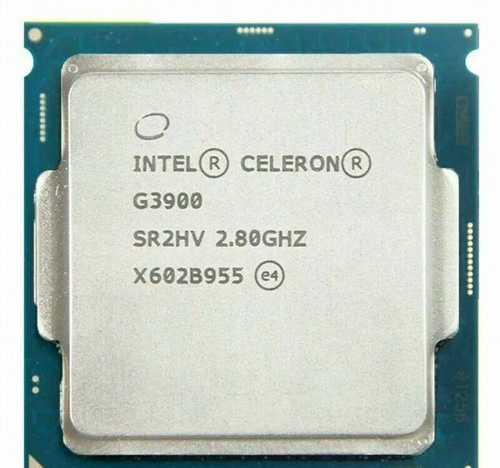 Процессор intel Celeron G3900 LGA1151 OEM