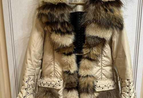 Женская зимняя куртка, пуховик с поясом Sportalm