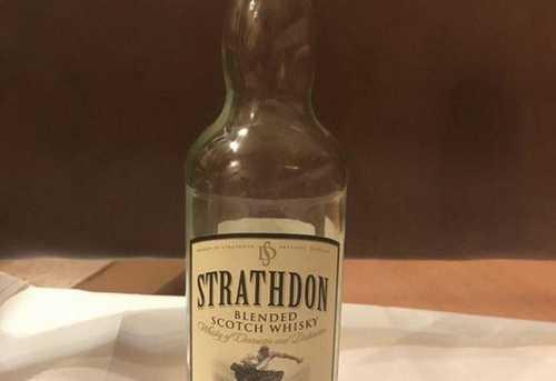 Strathdon виски пустая бутылка