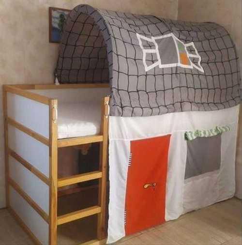 Кровать-чердак IKEA kura Икеа Кюра