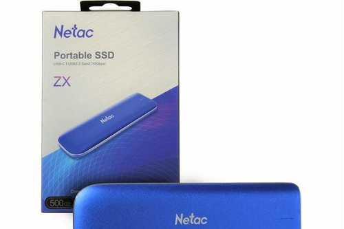 Внешний SSD Netac Z7X 500GB USB 3.2 Type-C Новый