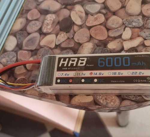 Аккумулятор lipo 14.8v 6000mAh