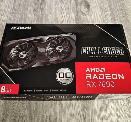 Asrock RX 7600 Challenger OC 8GB