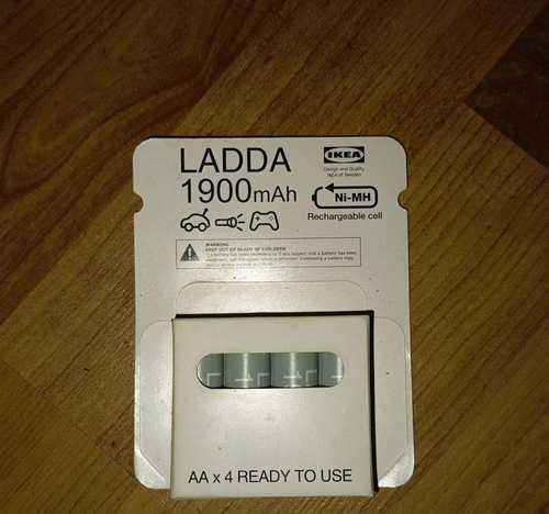 Батарейки Ladda 1900 mah (Икея)