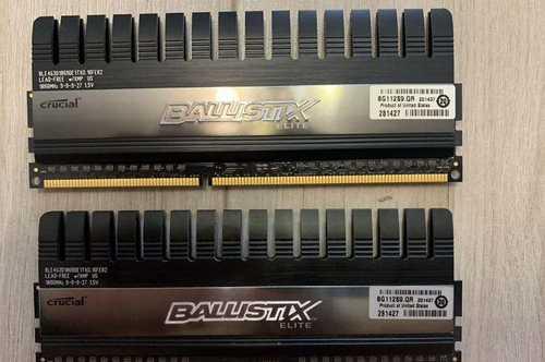 Оперативная память Crucial ballistix elite 4 gb