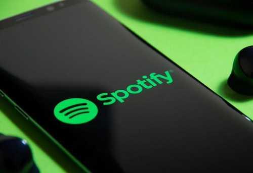 Подключение Spotify premium на год