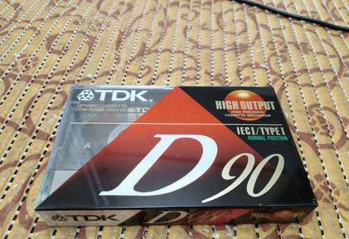 Аудиокассета TDK D90