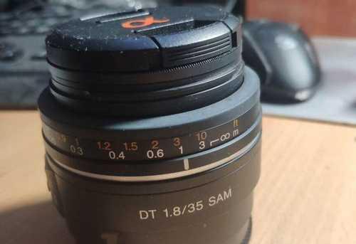 Объектив Sony DT 35 mm f 1,8 SAL35F18