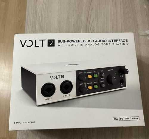 Звуковая карта universal audio volt 2