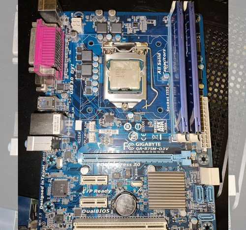 Gigabyte GA-B75M-D3V, usb3/sata3, s1155